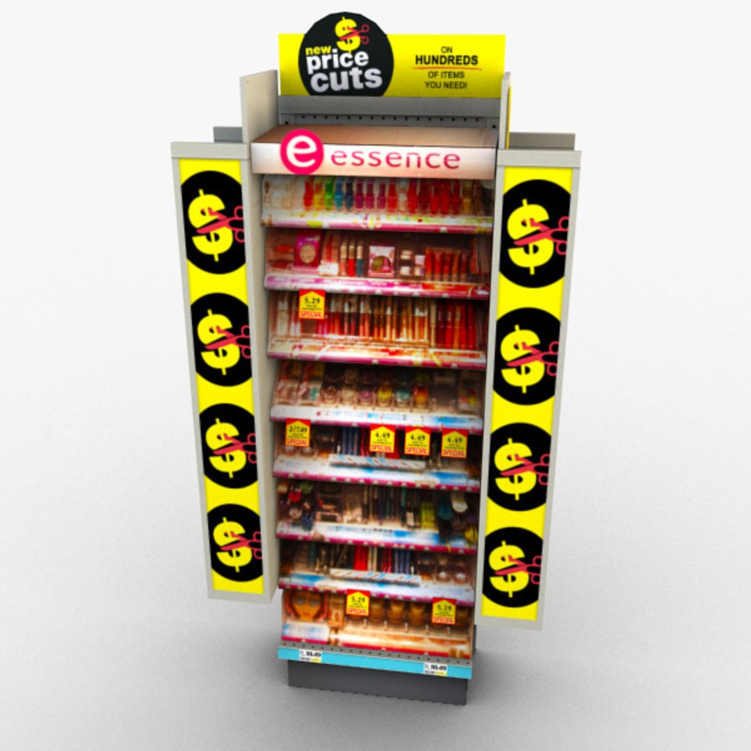 3d Model Retail End Cap