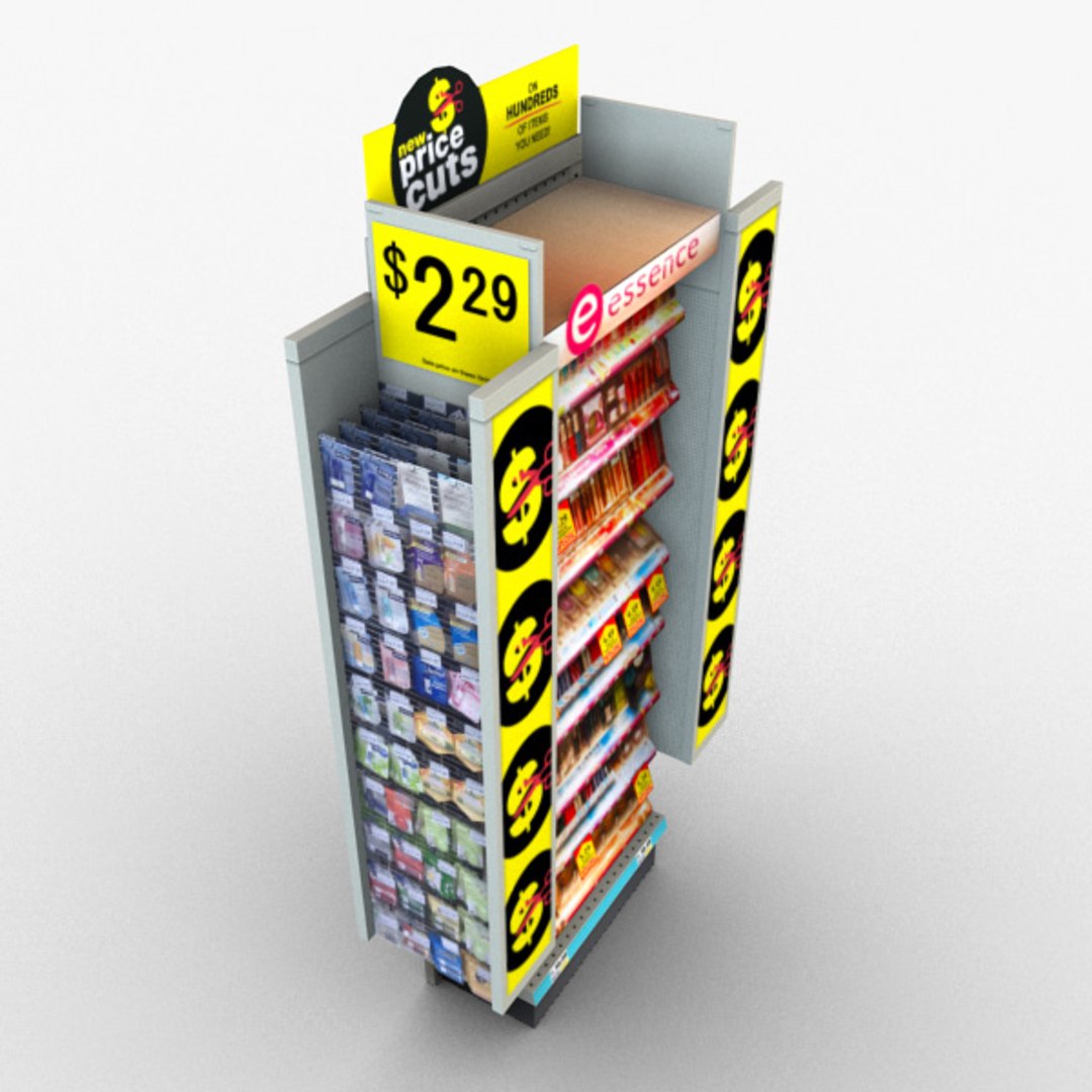 3d Model Retail End Cap