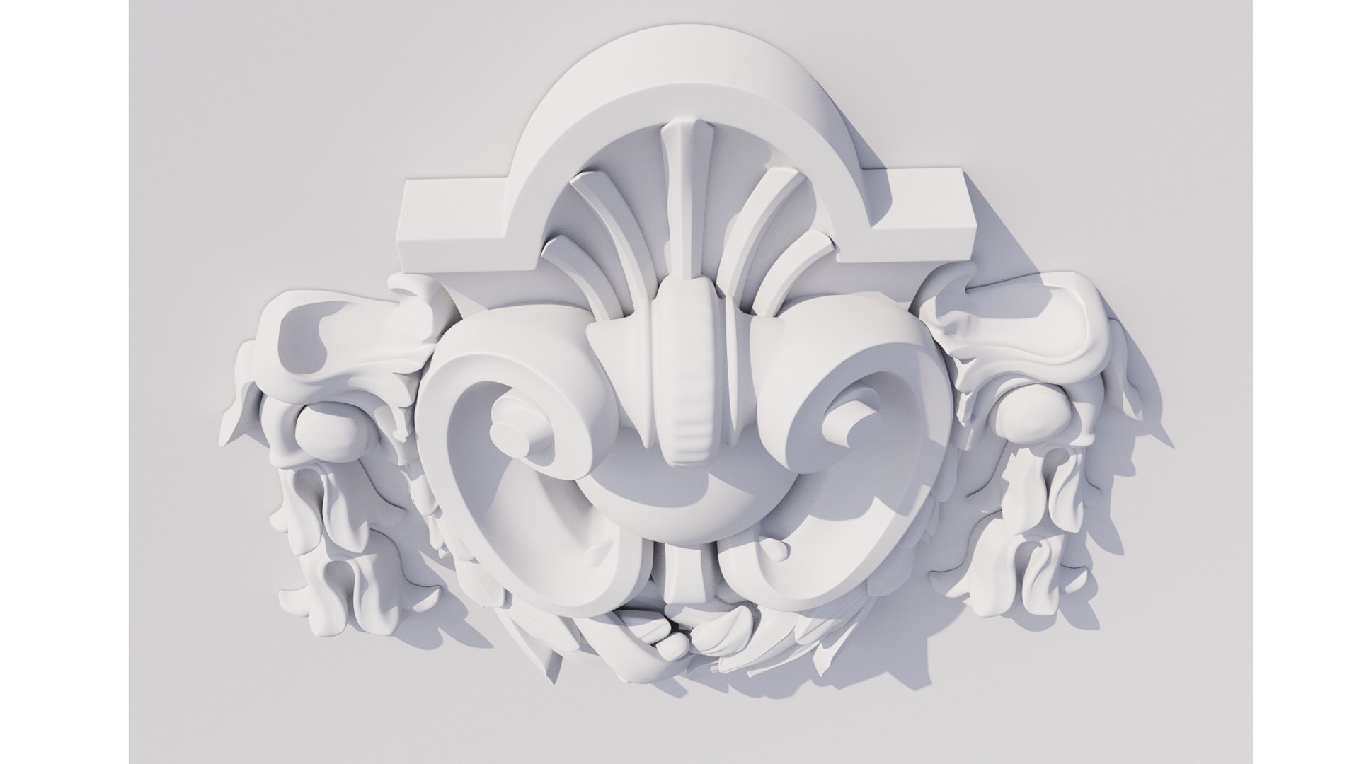 Custom Made Cartouche Baroque Architecture Detail 3D Model - TurboSquid ...