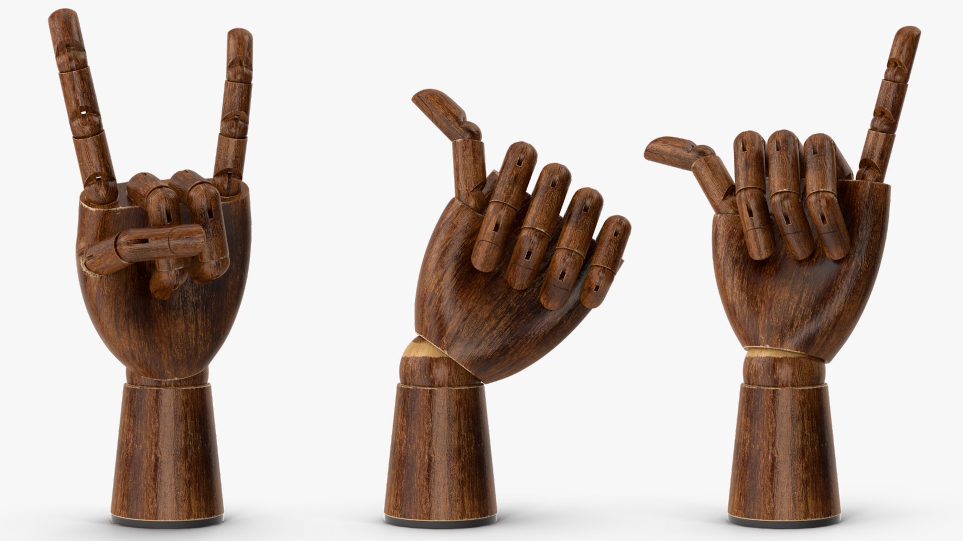 Dark Wood Hand Rigged for Modo 3D model - TurboSquid 2006680