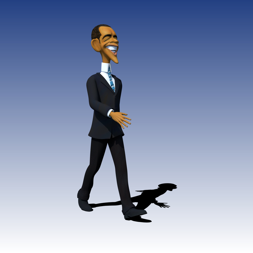 Barack Obama Cartoon