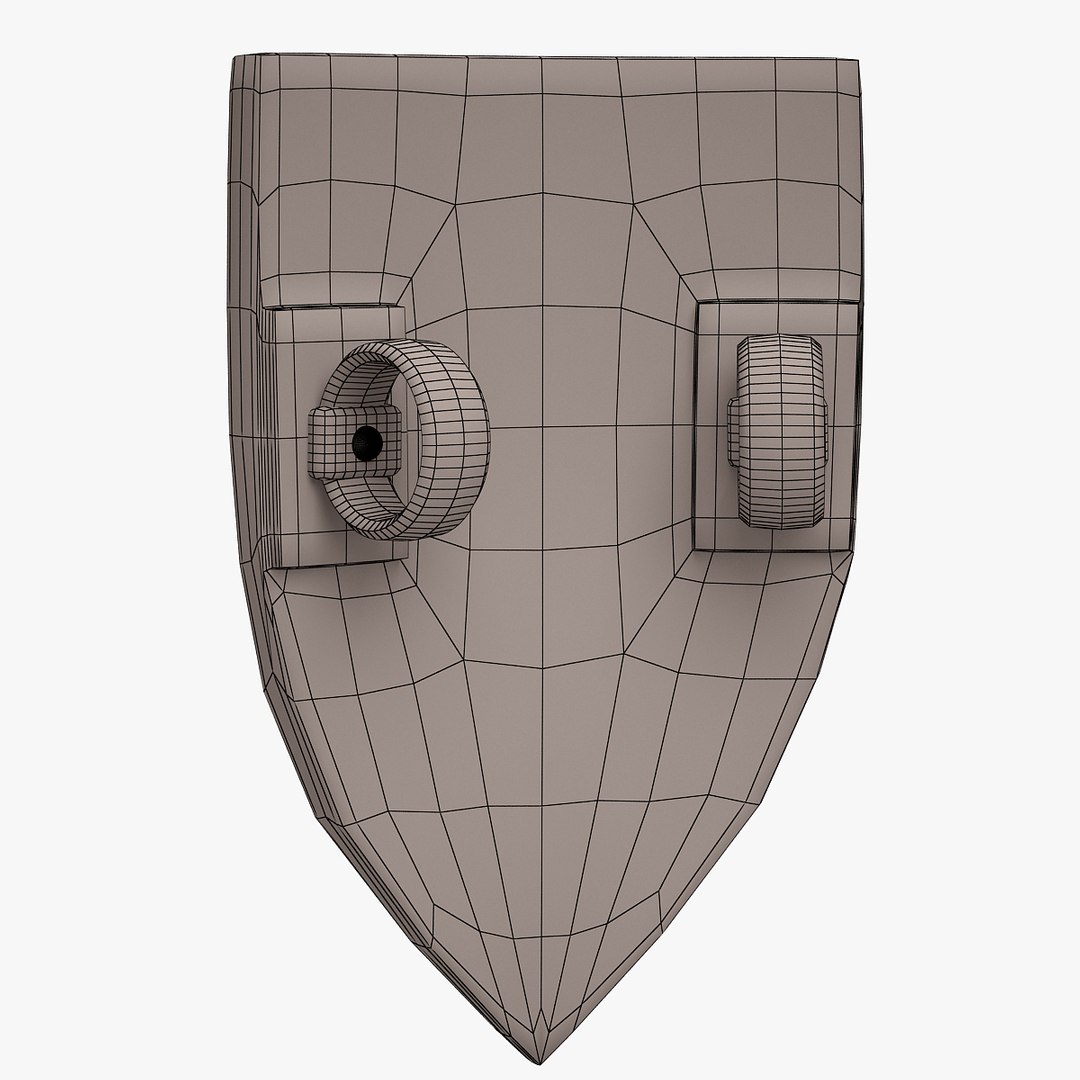 shield barbarian 3d model