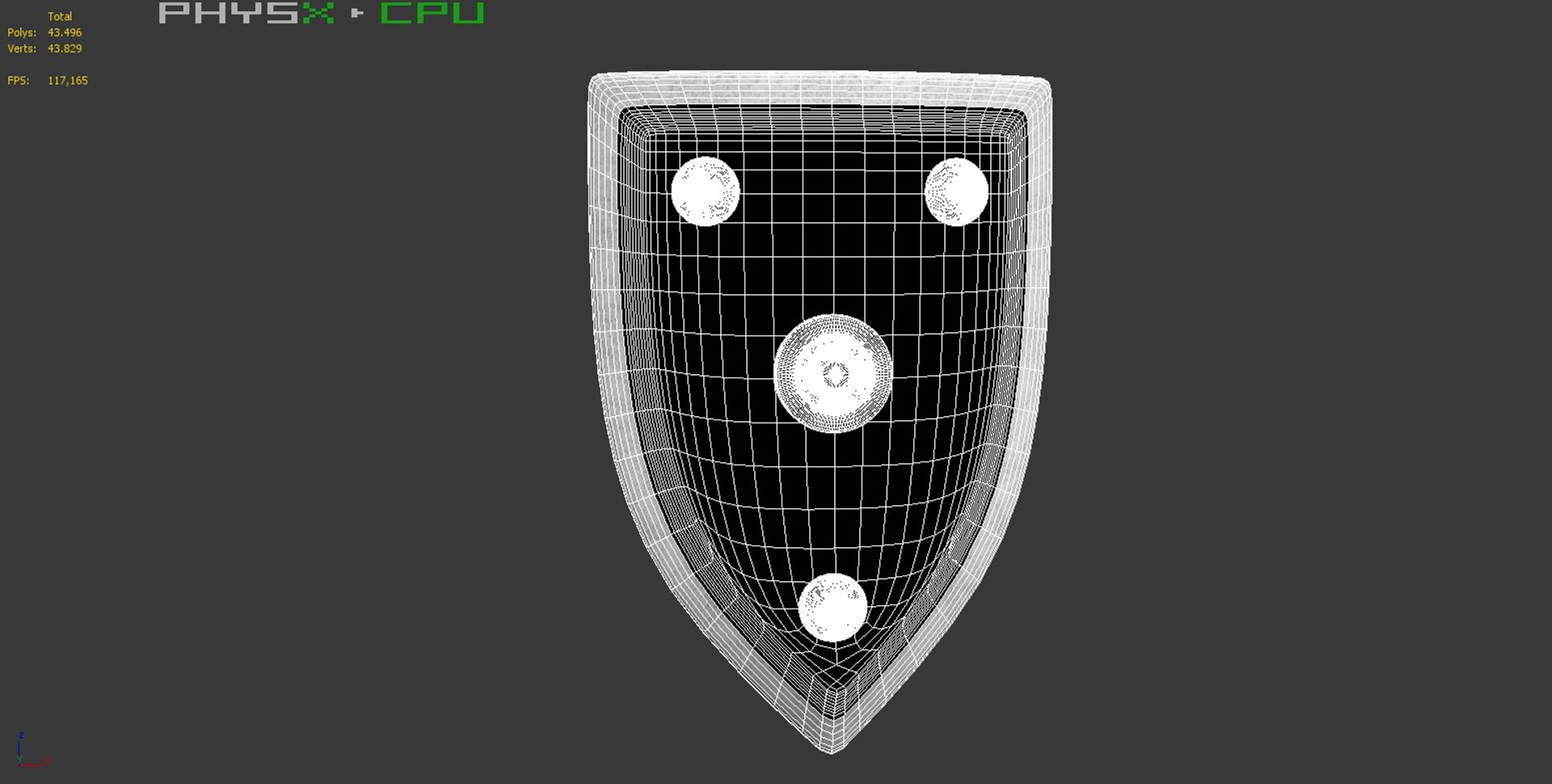 shield barbarian 3d model