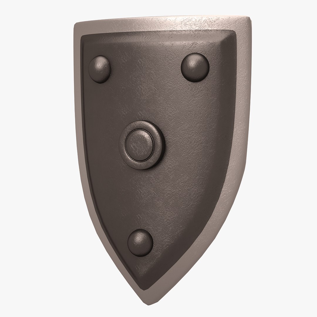 shield barbarian 3d model