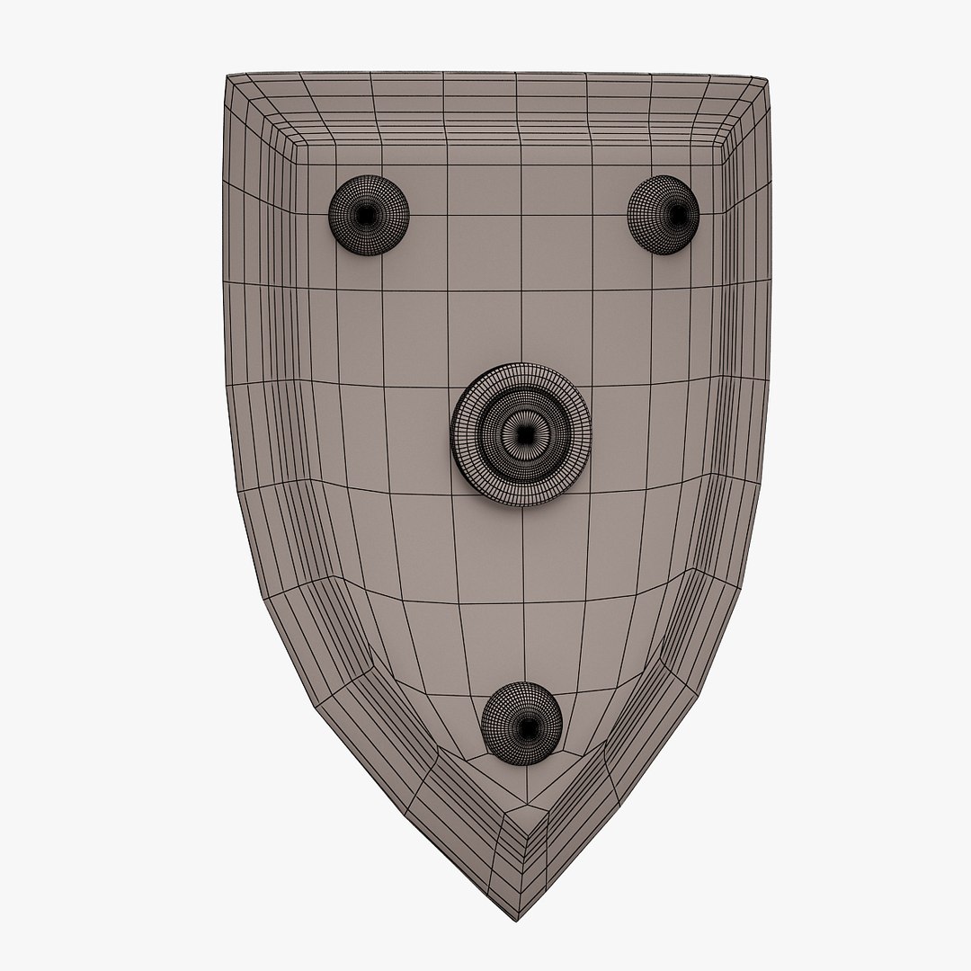 shield barbarian 3d model