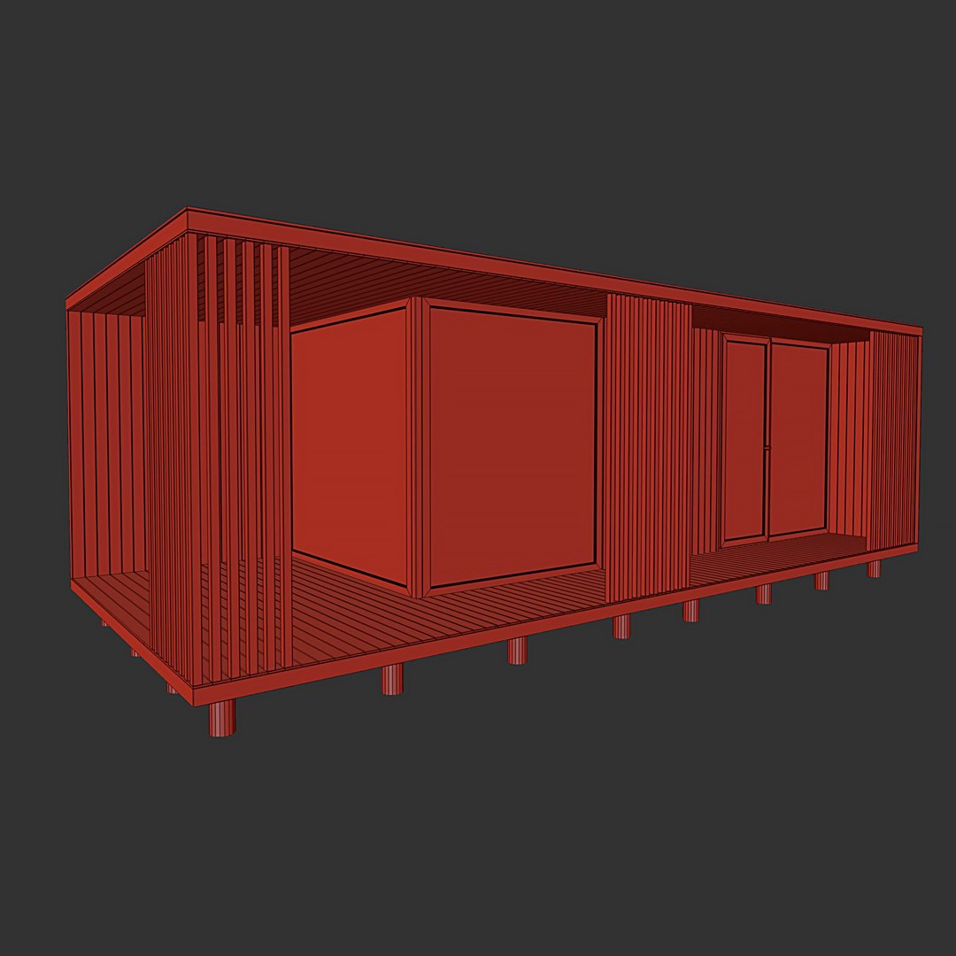 3D Container house 2 - TurboSquid 1892872