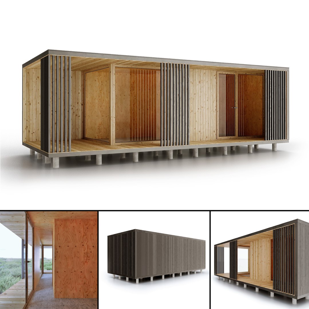3D Container house 2 - TurboSquid 1892872