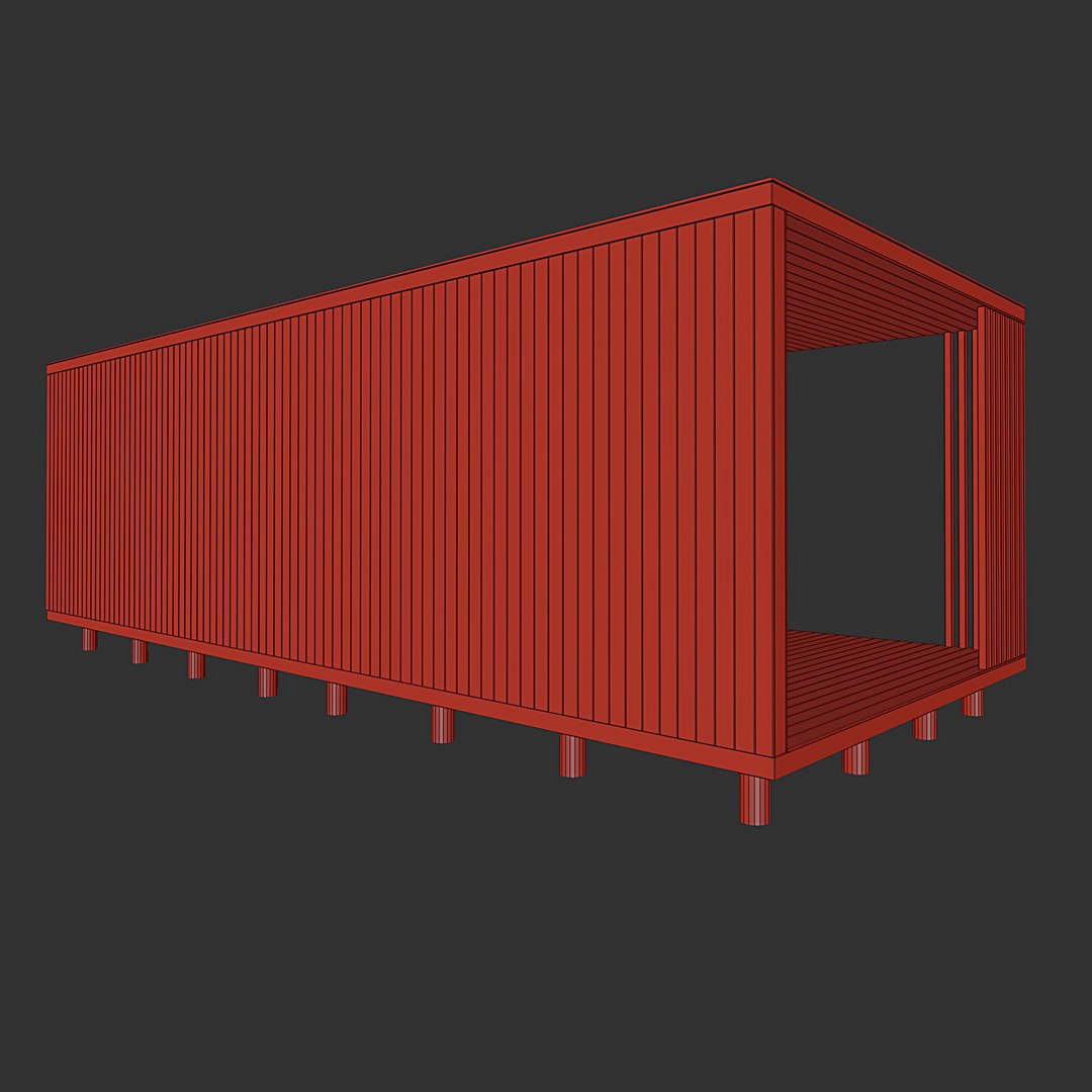 3D Container house 2 - TurboSquid 1892872
