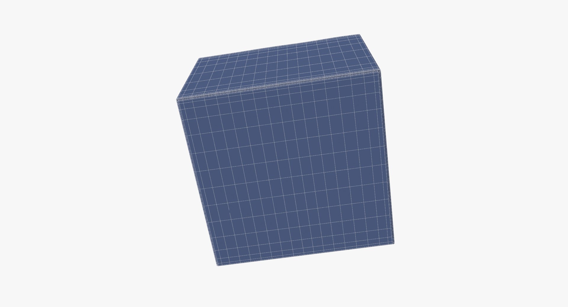 3d Model Cardboard Food Box 01