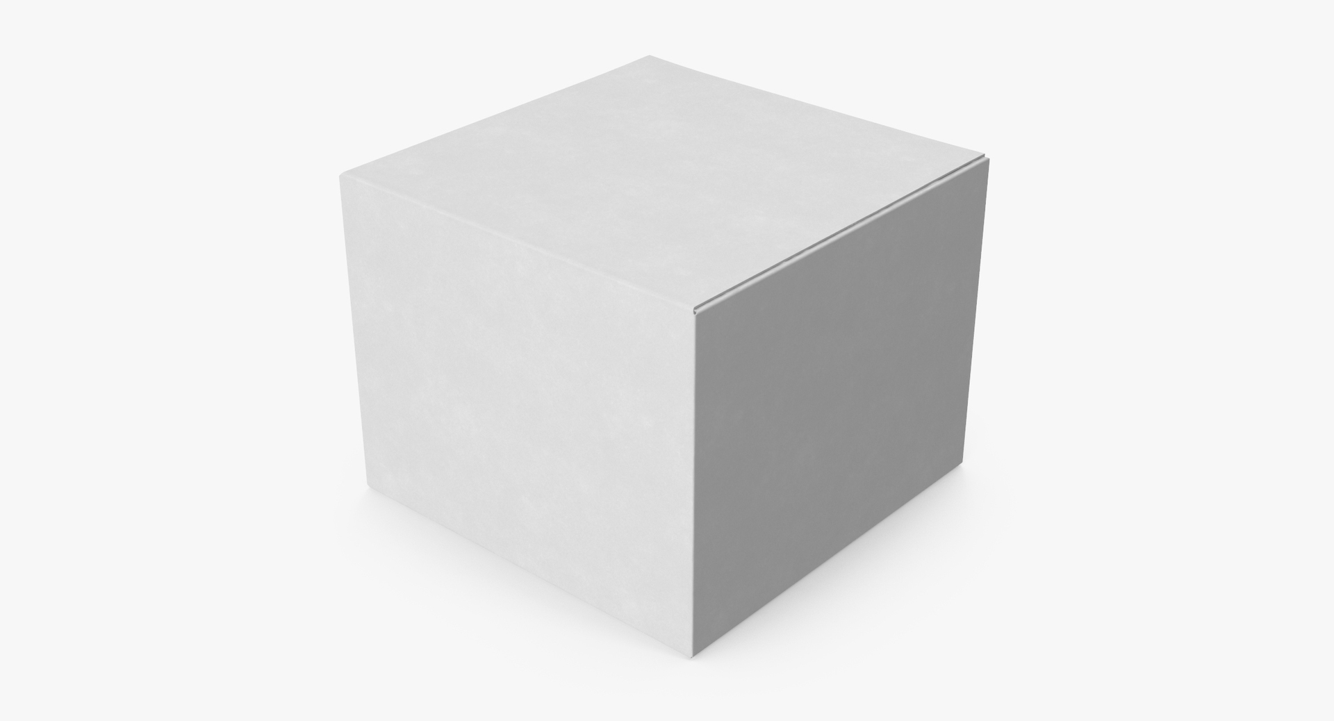 3d Model Cardboard Food Box 01