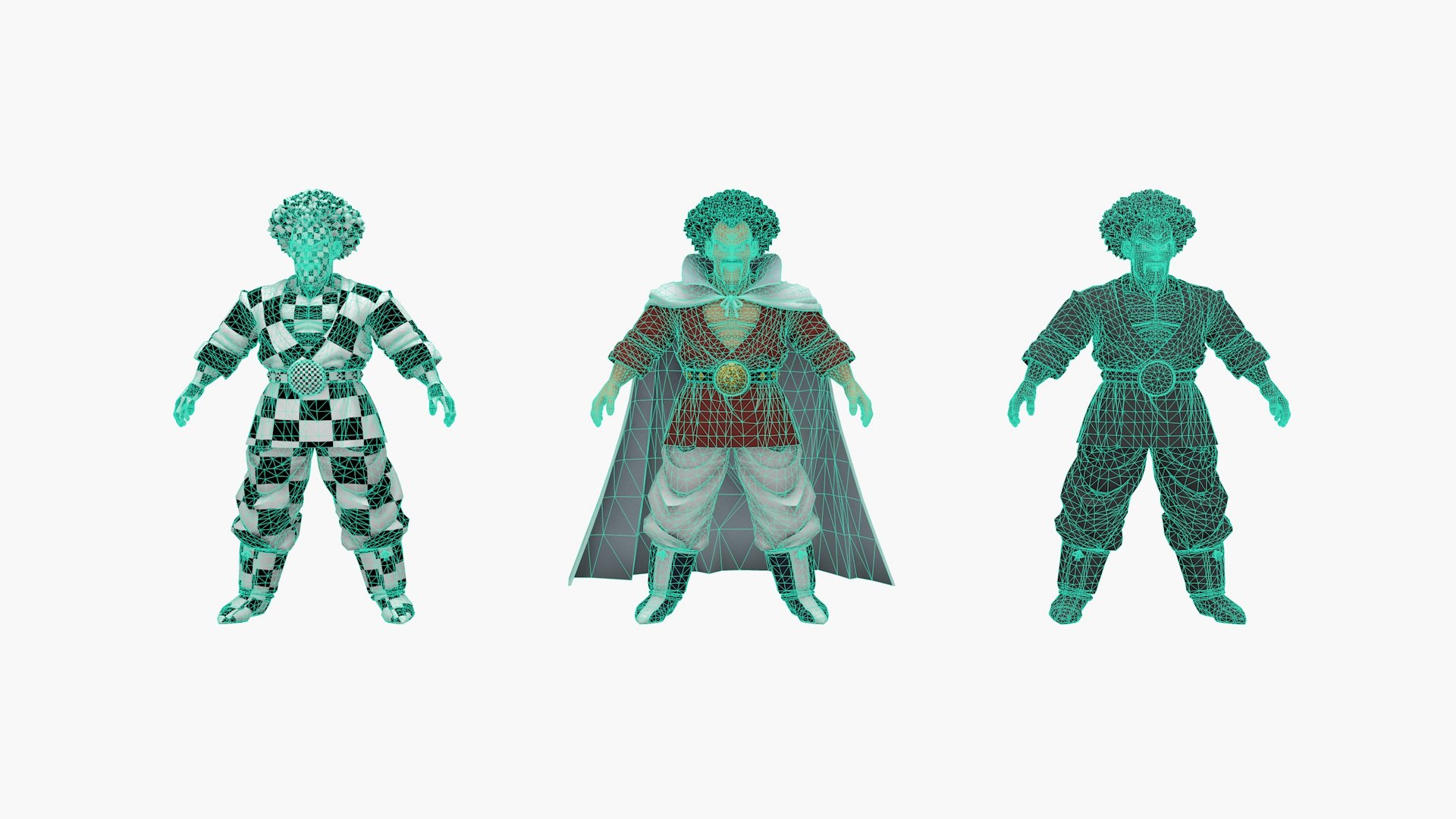 3D DBZ Character V10 - TurboSquid 2074072