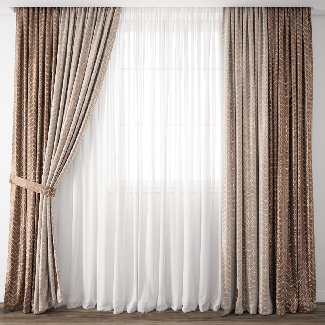 3D Curtain Fabric Drape - TurboSquid 1618076
