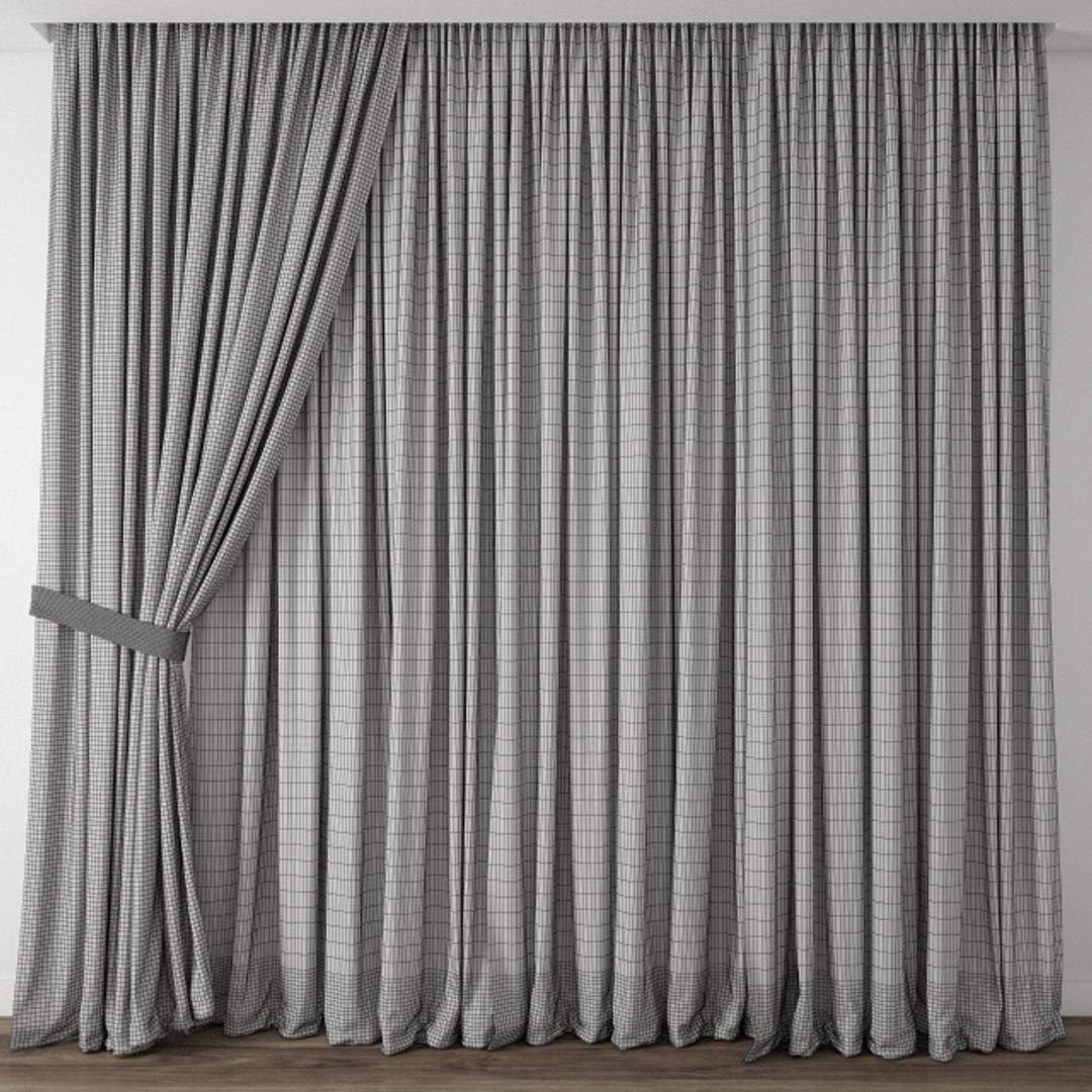 3D Curtain Fabric Drape - TurboSquid 1618076