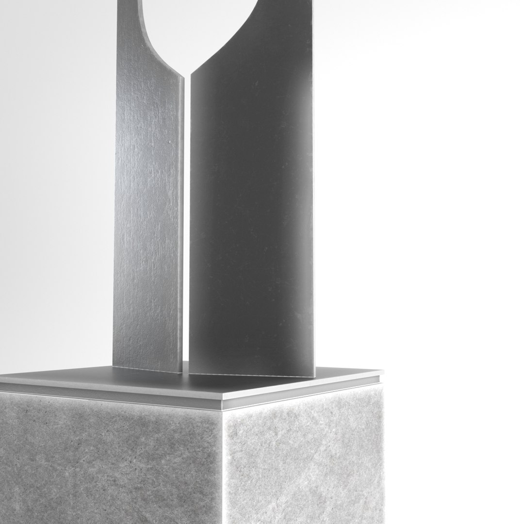 3D modern decorative abstract metal - TurboSquid 1646021