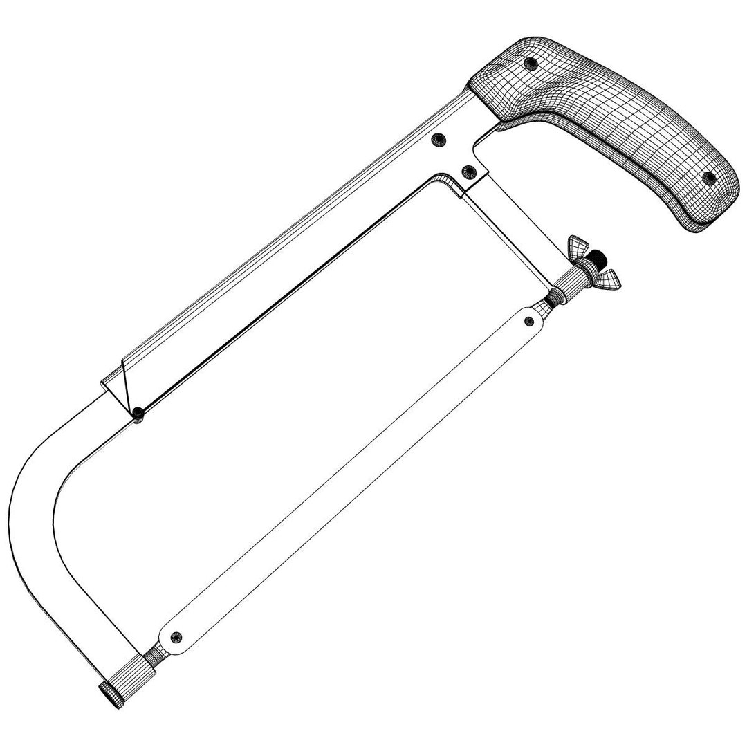 Hacksaw materials 3D model - TurboSquid 1300725