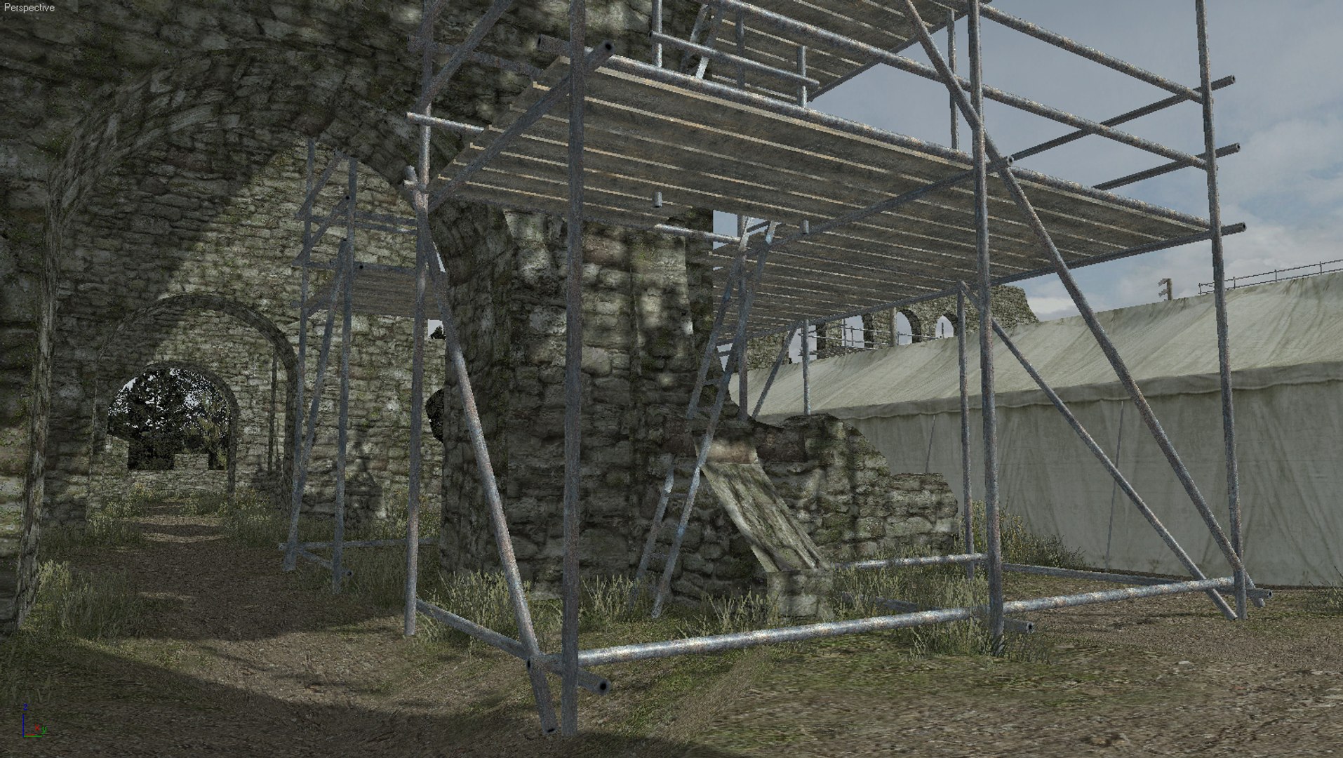 Deathmatch Ruins 3d 3ds