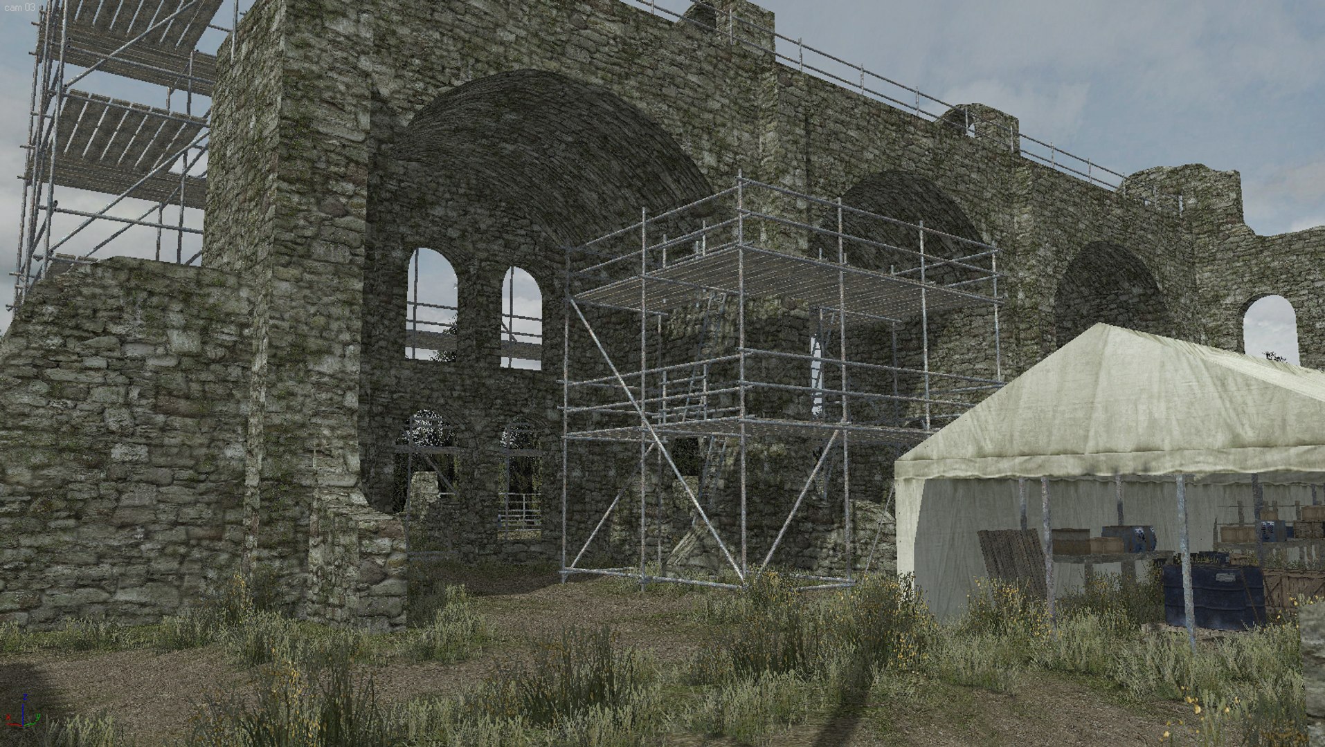 deathmatch ruins 3d 3ds