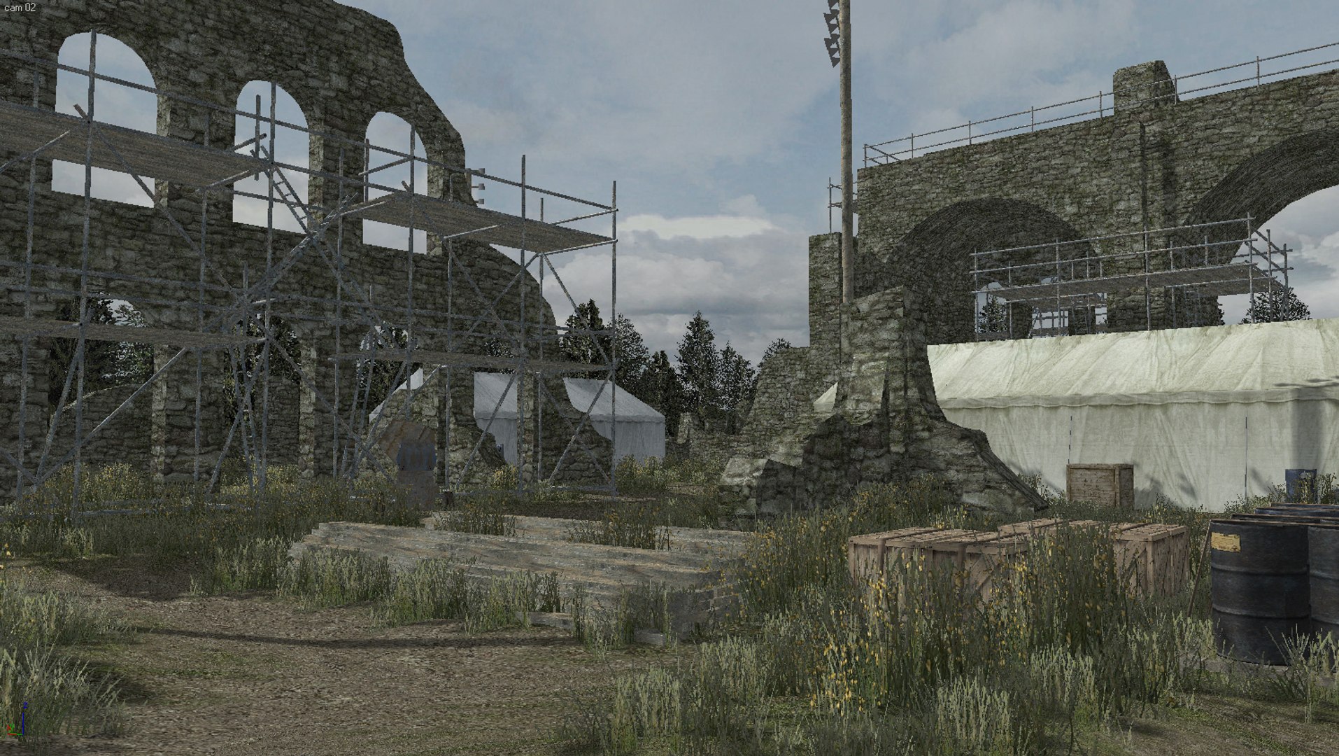 Deathmatch Ruins 3d 3ds
