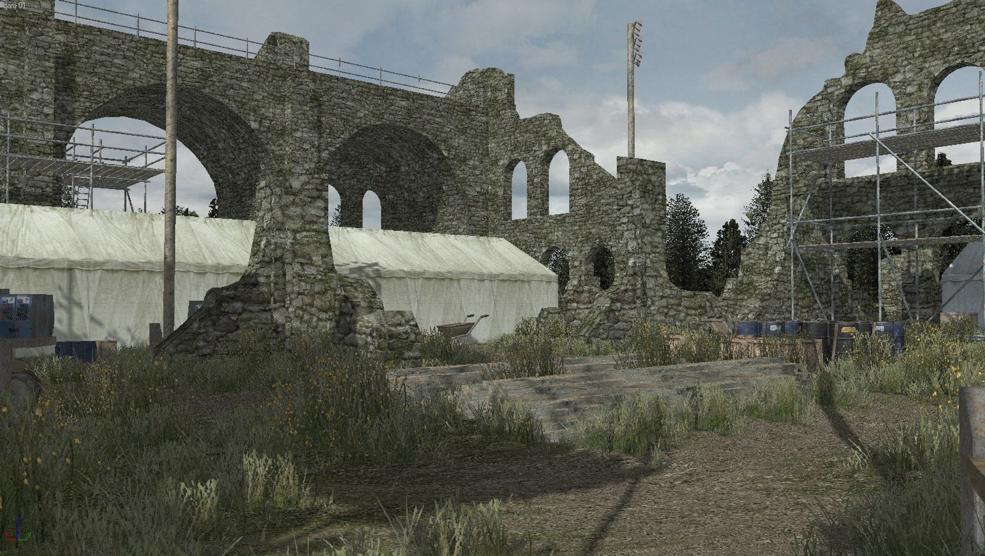 Deathmatch Ruins 3d 3ds