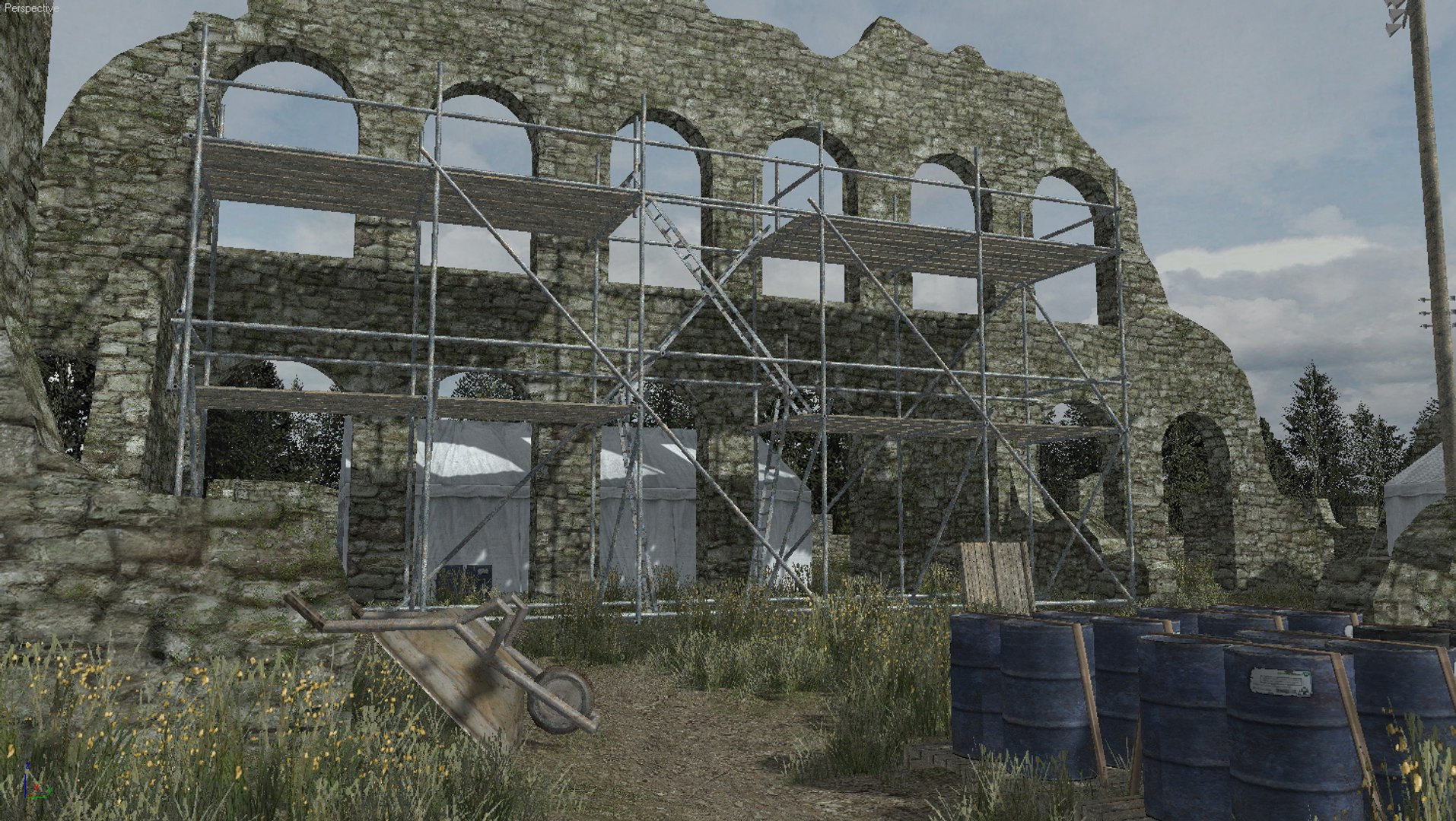 Deathmatch Ruins 3d 3ds