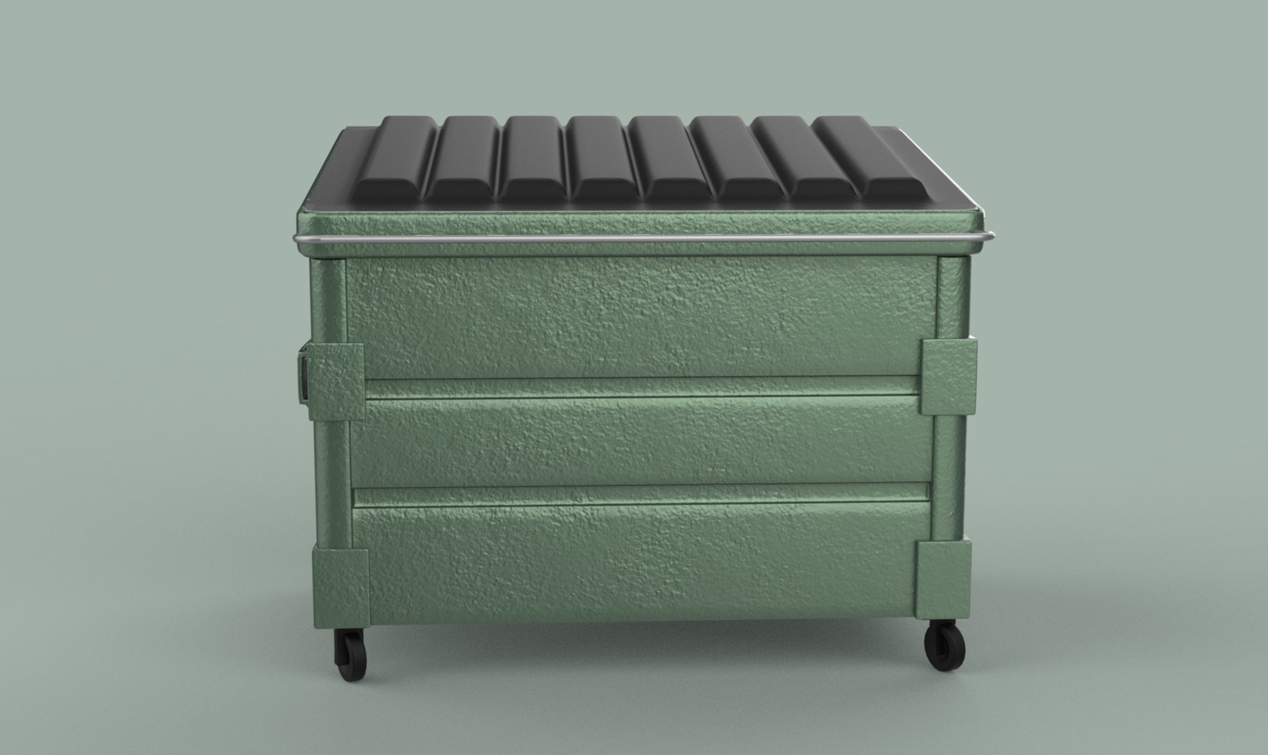 Dumpster Low-poly 3D Model 3D Model - TurboSquid 2337784