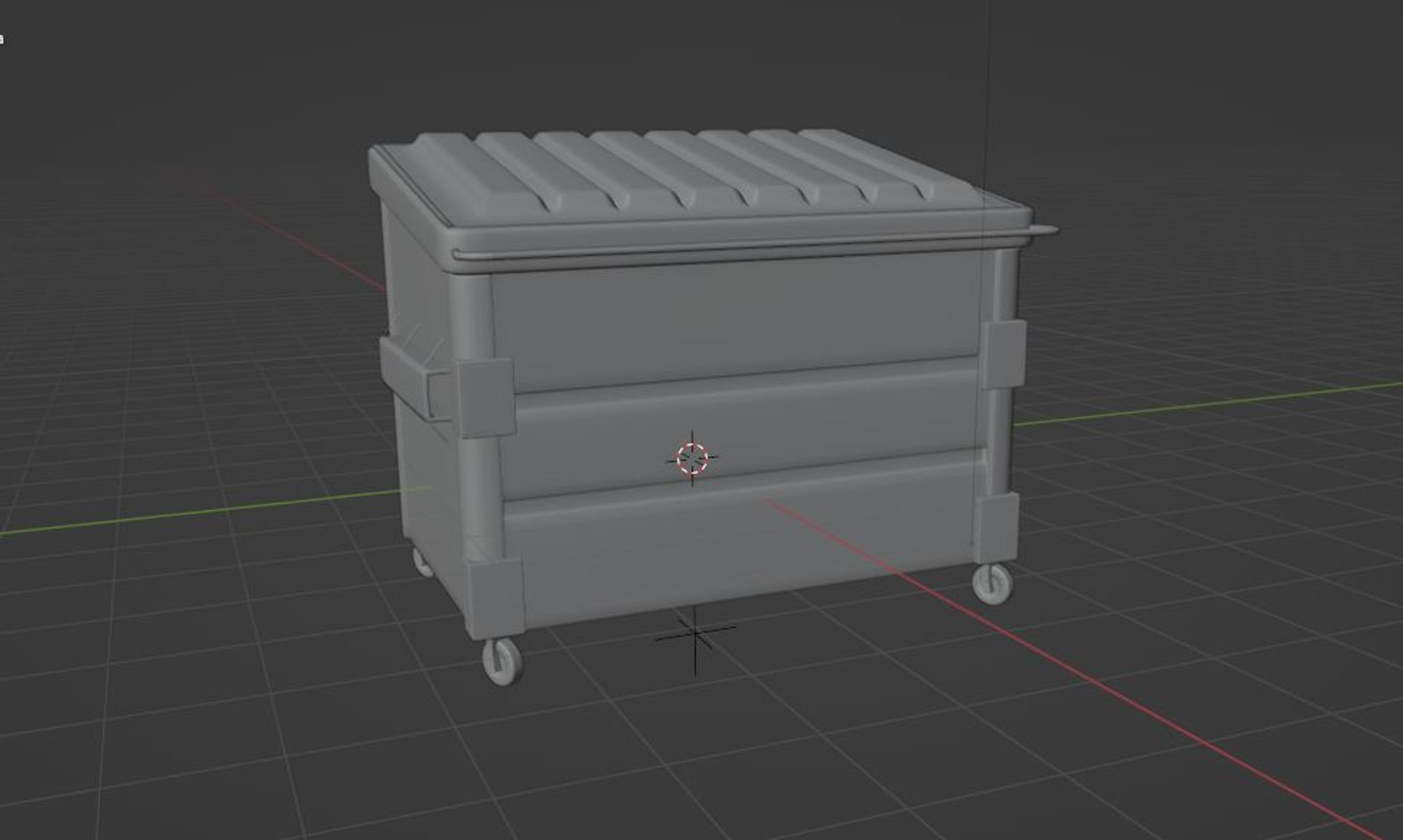 Dumpster Low-poly 3D Model 3D Model - TurboSquid 2337784