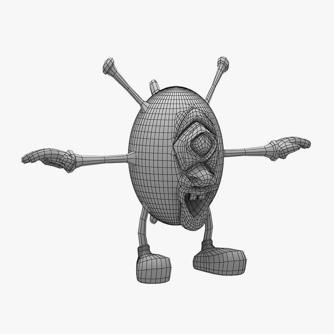 3d Alien Cartoon