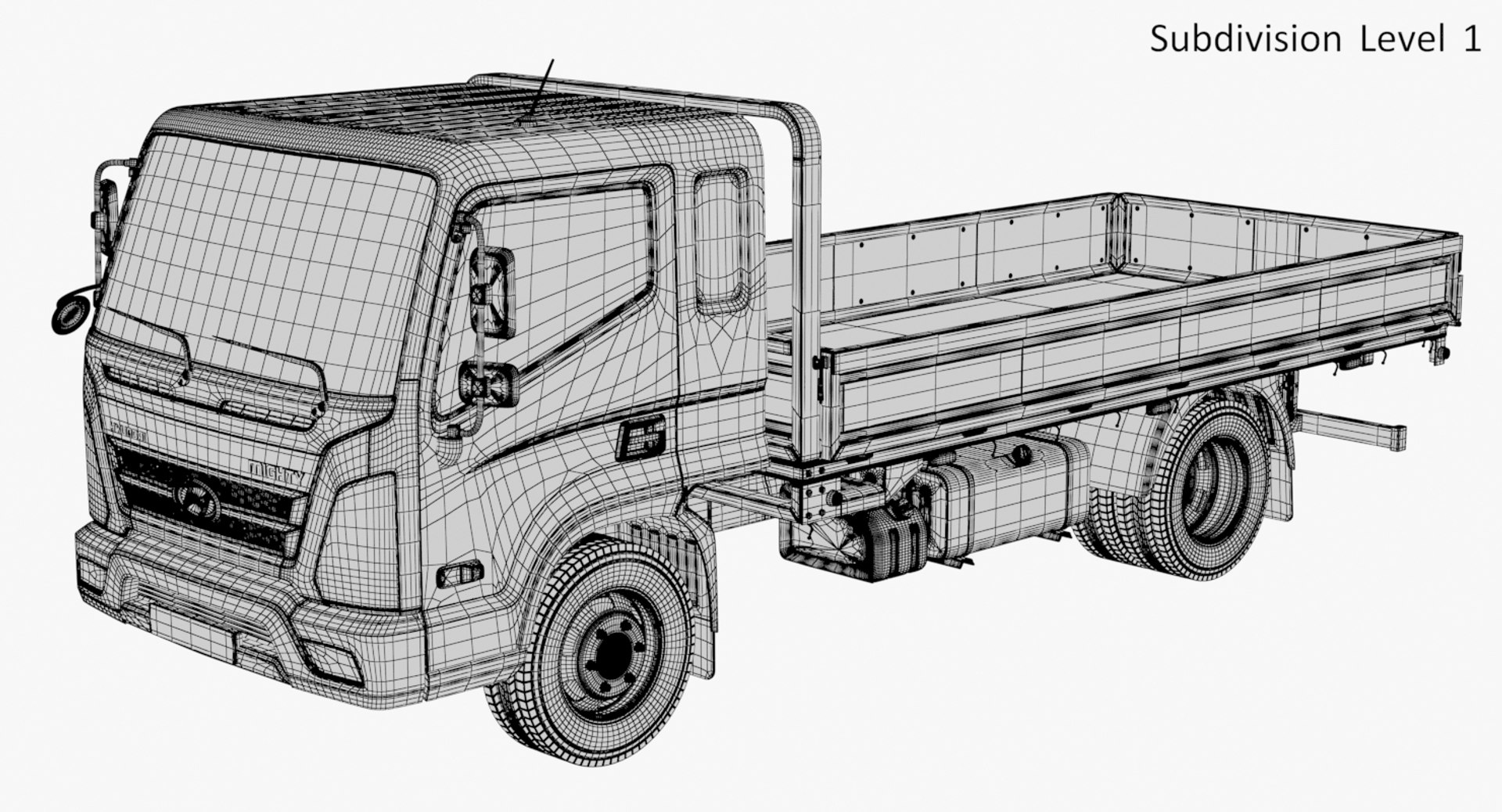 Realistic Hyundai Mighty 03 3D Model - TurboSquid 1284264