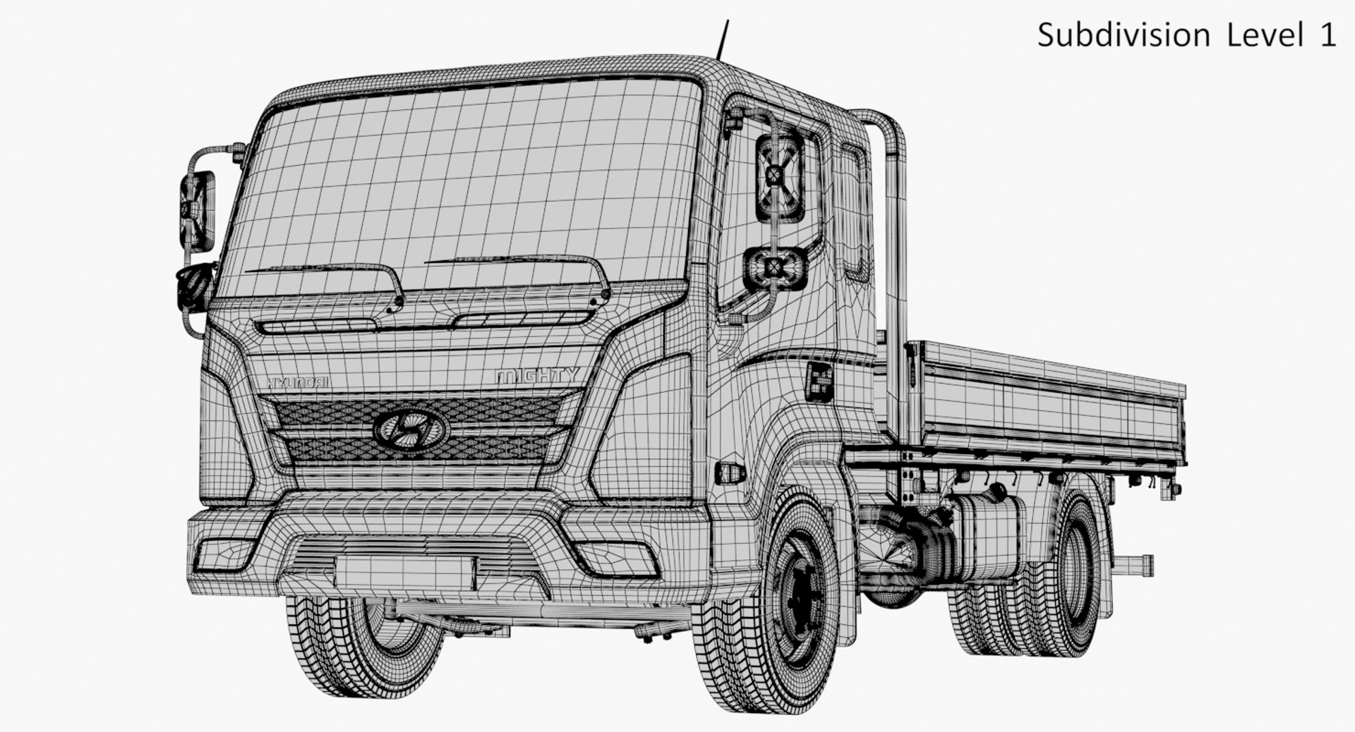 Realistic Hyundai Mighty 03 3D Model - TurboSquid 1284264