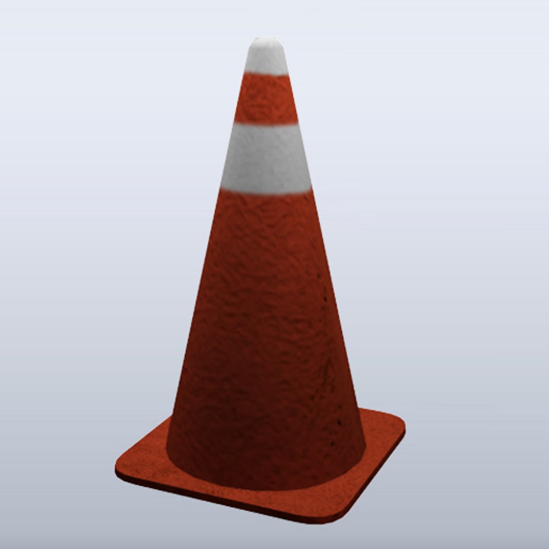 3d traffic cone model