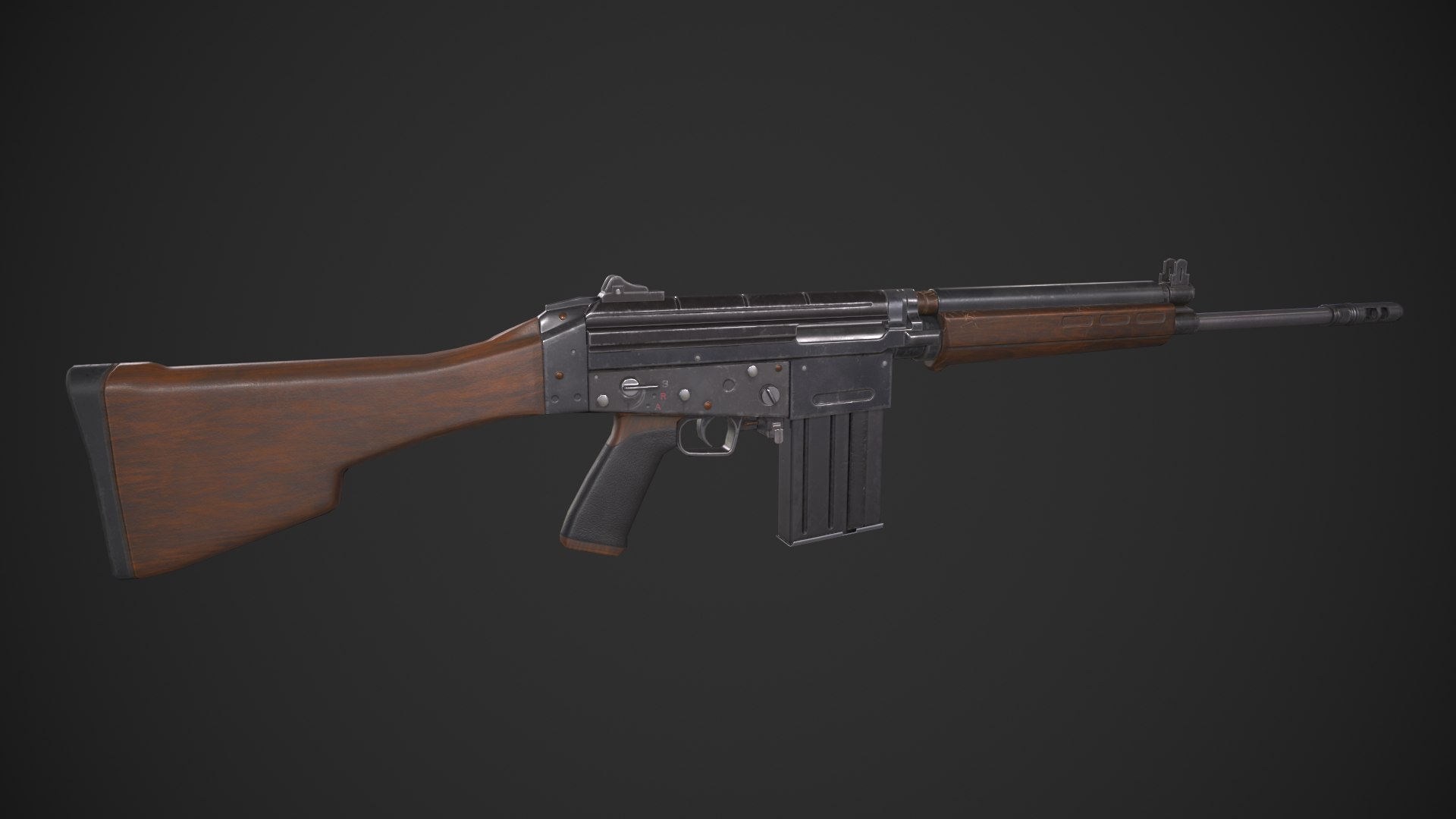 FN-Fal Model - TurboSquid 1739593