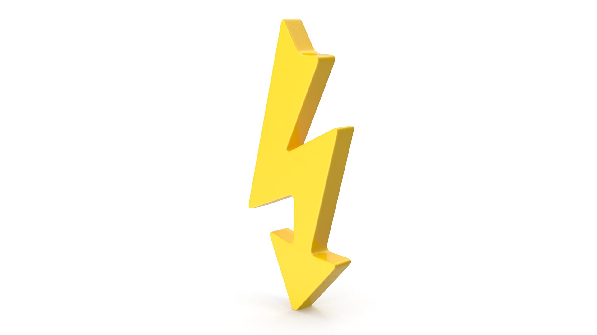 3D High Voltage Icon - TurboSquid 1957133