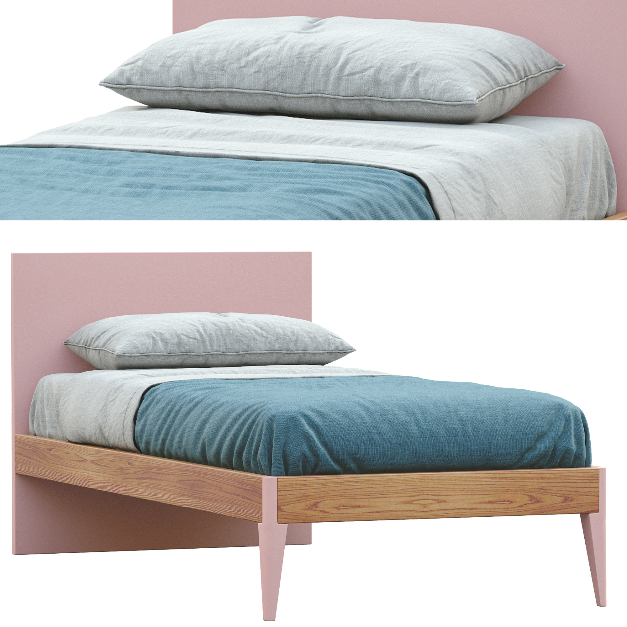 NUK SINGLE BED 1 3D model - TurboSquid 1767462