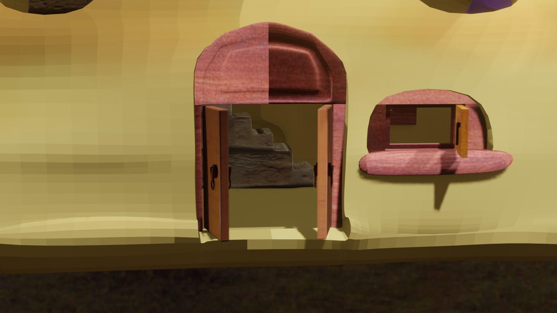 Mushroom barn 3D model - TurboSquid 2070605