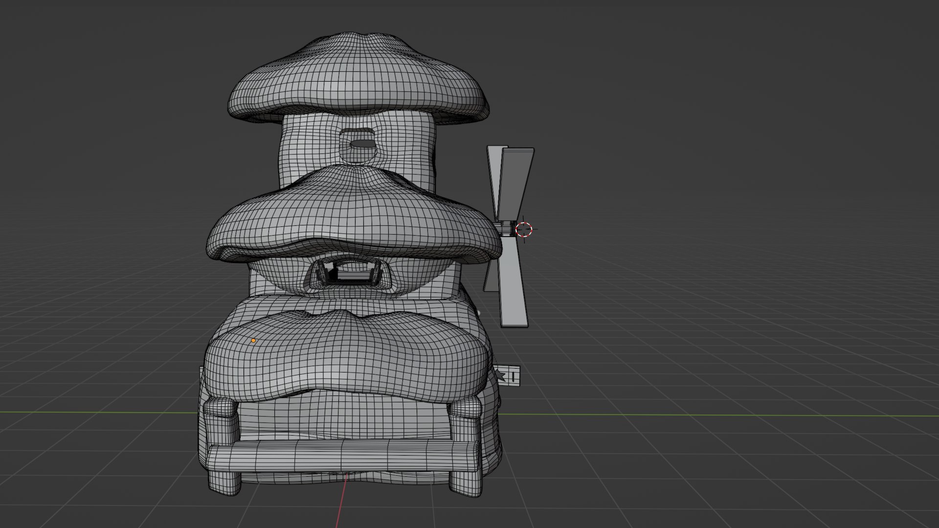Mushroom barn 3D model - TurboSquid 2070605
