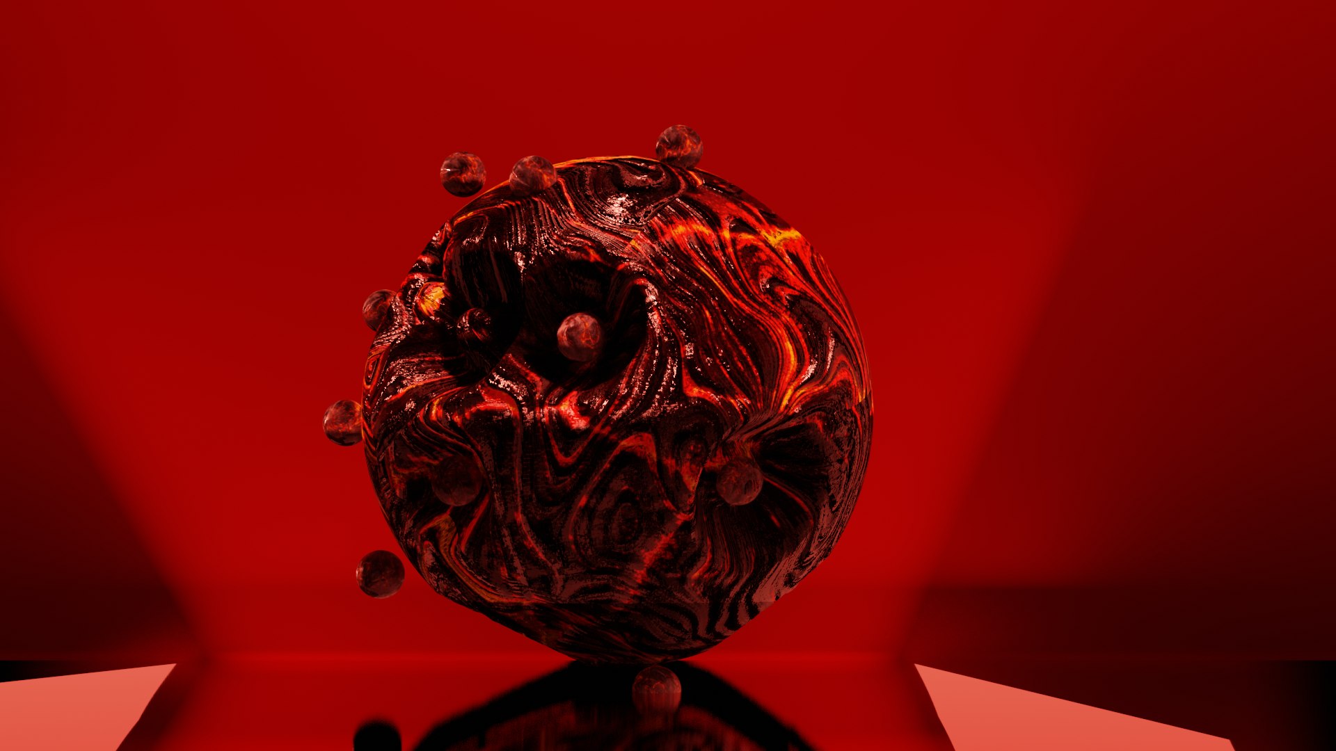 Volcano Ball 3D Model - TurboSquid 1797268