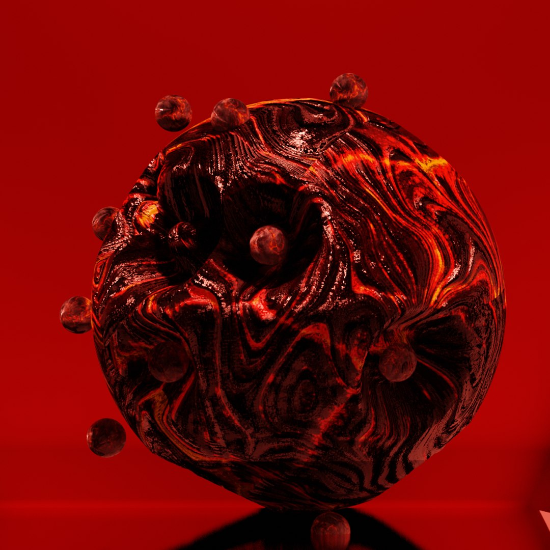 Volcano Ball 3D Model - TurboSquid 1797268
