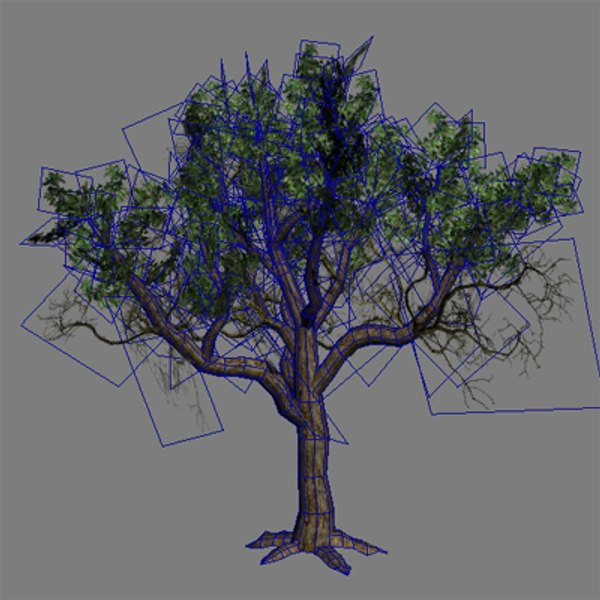 3d pc tree model