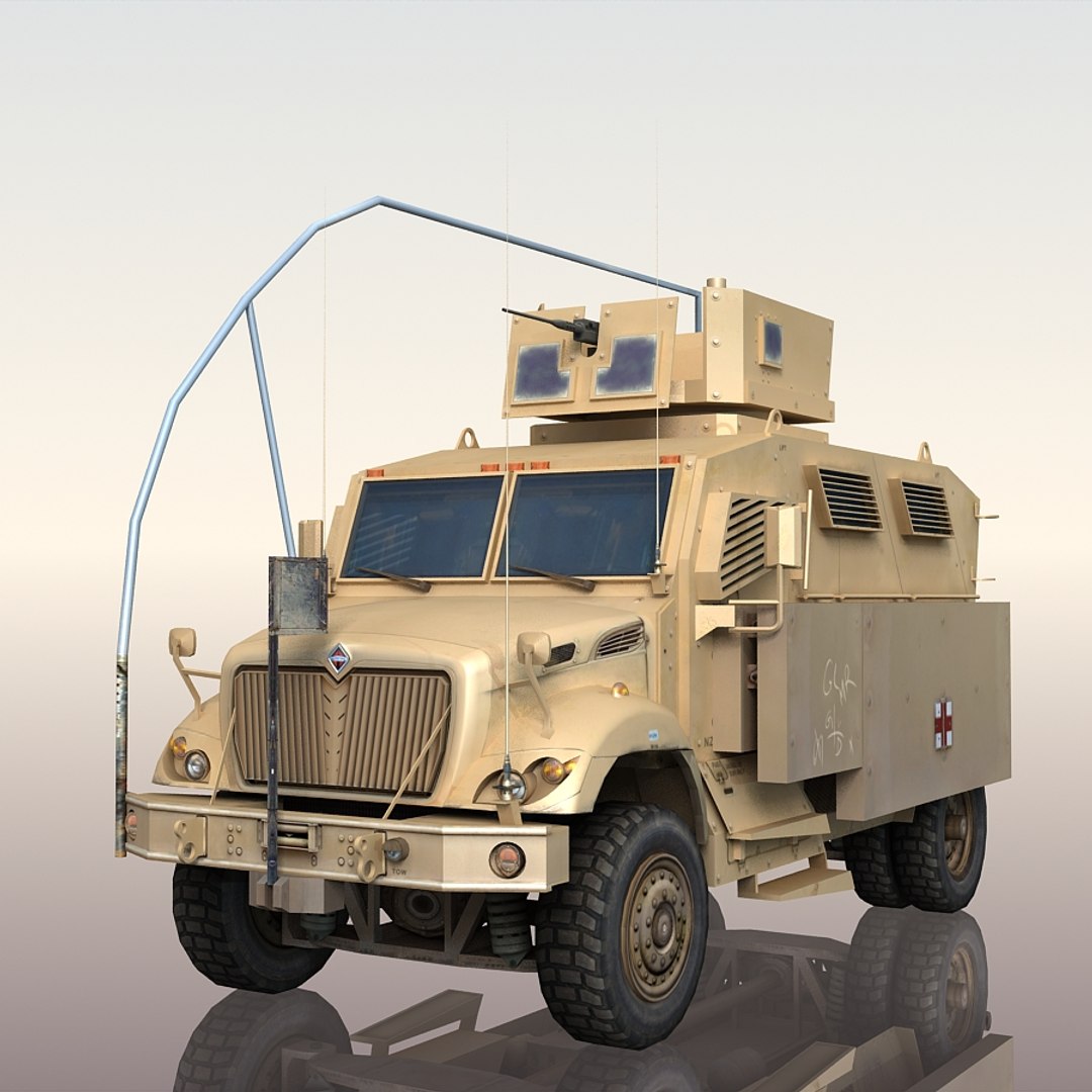3d Maxxpro Military Truck
