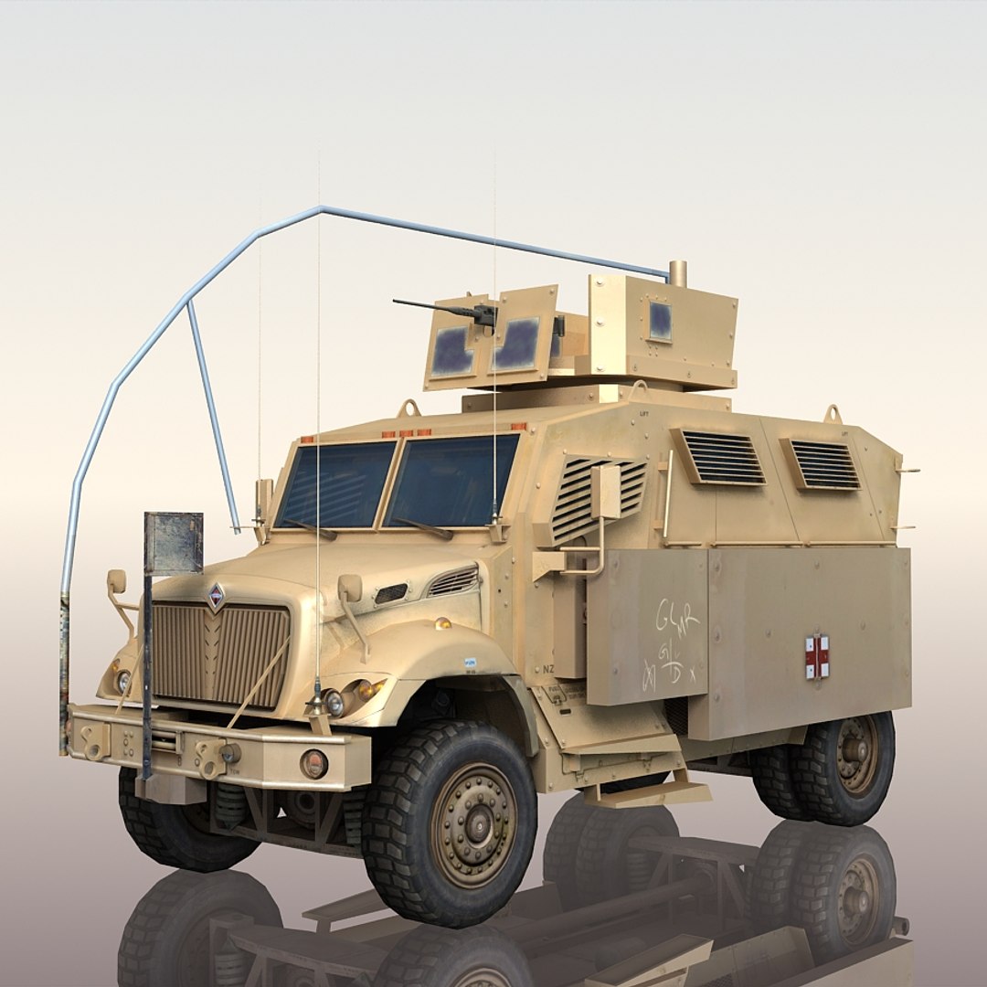 3d Maxxpro Military Truck