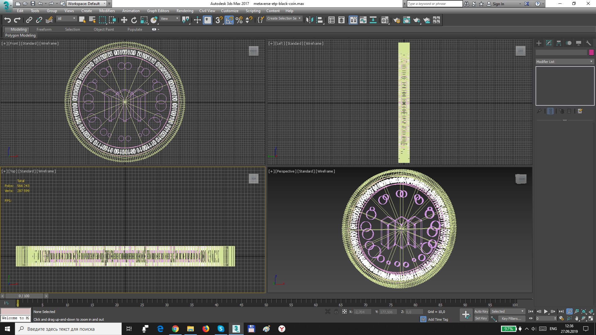 3D Model Metaverse Etp Gold Coin - TurboSquid 1458307