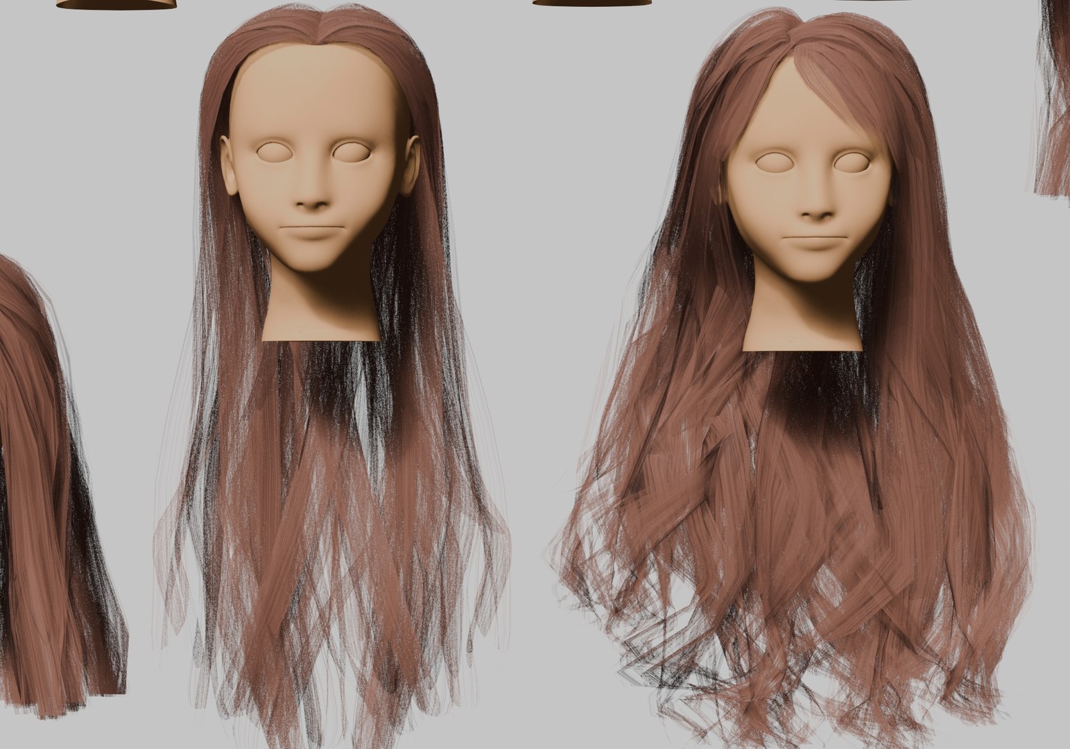 20 Hairstyles 3D Model - TurboSquid 2349249