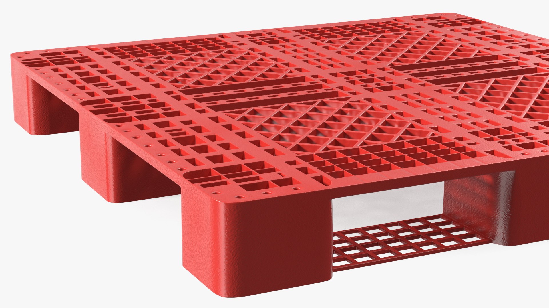 3D Red Plastic Pallet model - TurboSquid 2134705