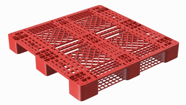 modelo 3d Palet de plástico rojo - TurboSquid 2134705