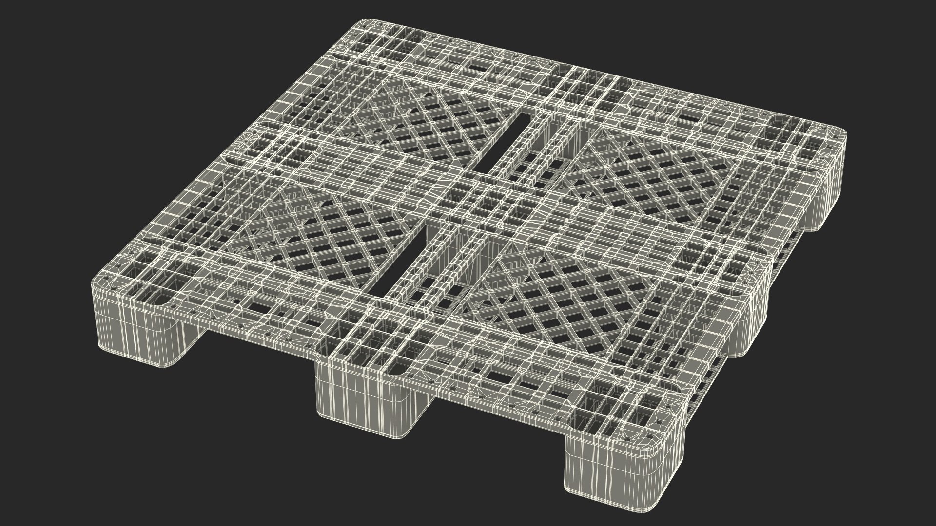 3D Red Plastic Pallet model - TurboSquid 2134705