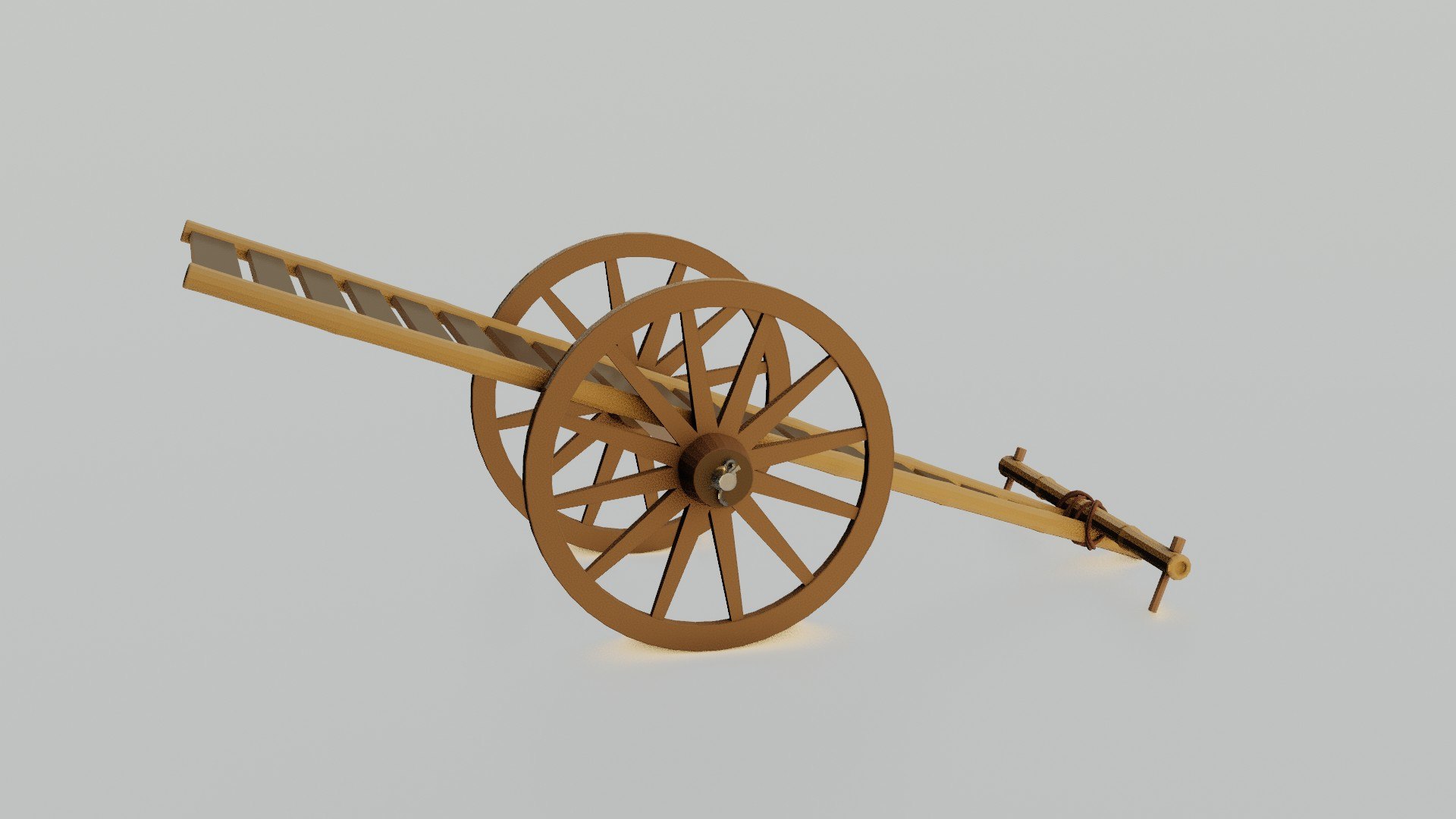 3D Bullock Cart Model - TurboSquid 1882669