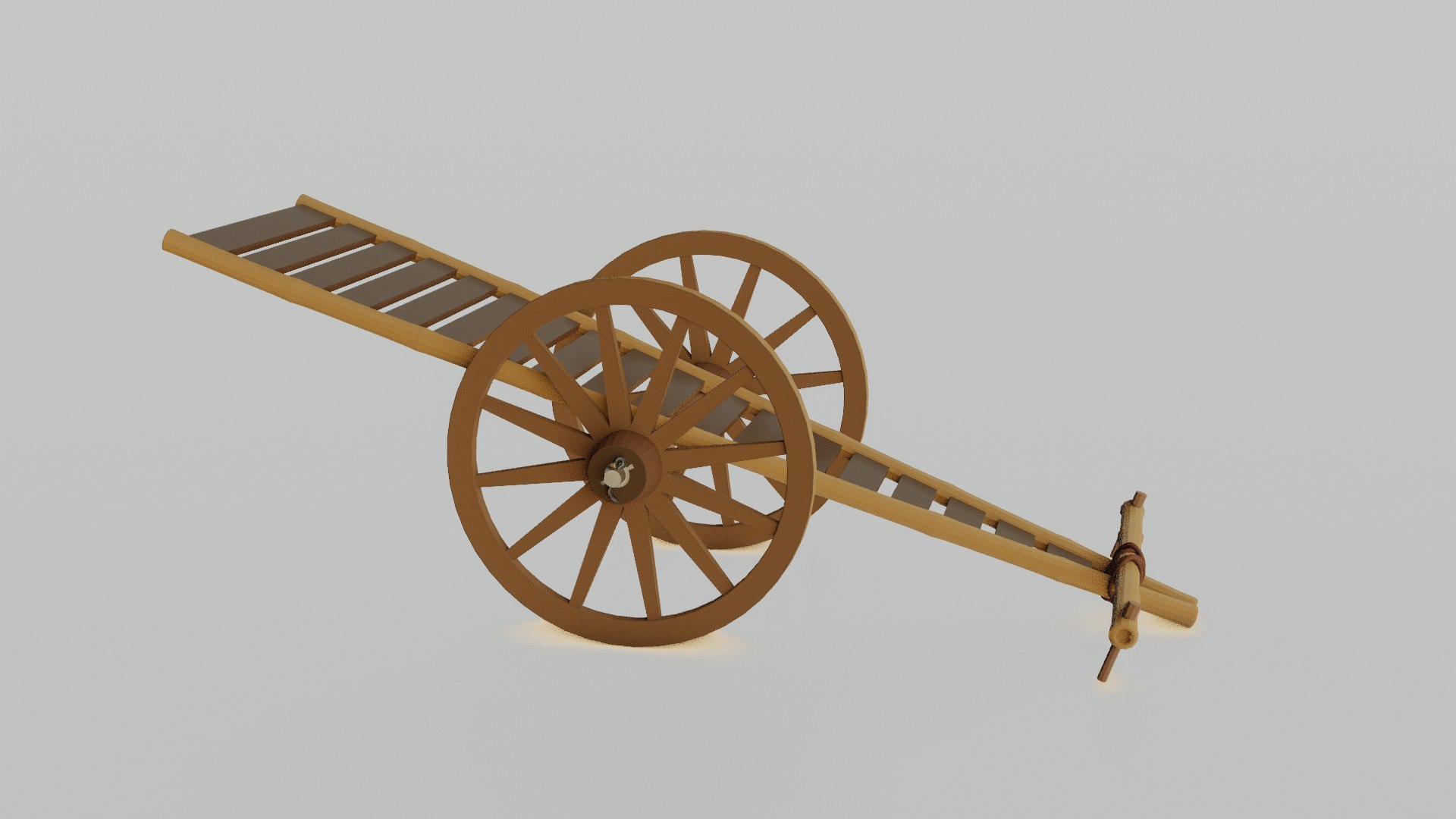 3D Bullock Cart Model - TurboSquid 1882669