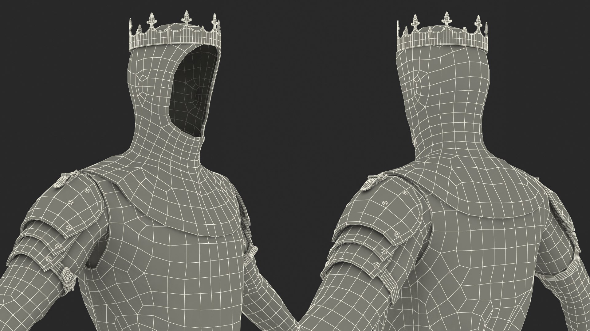 Crusader knight king armor 3D model - TurboSquid 1509482