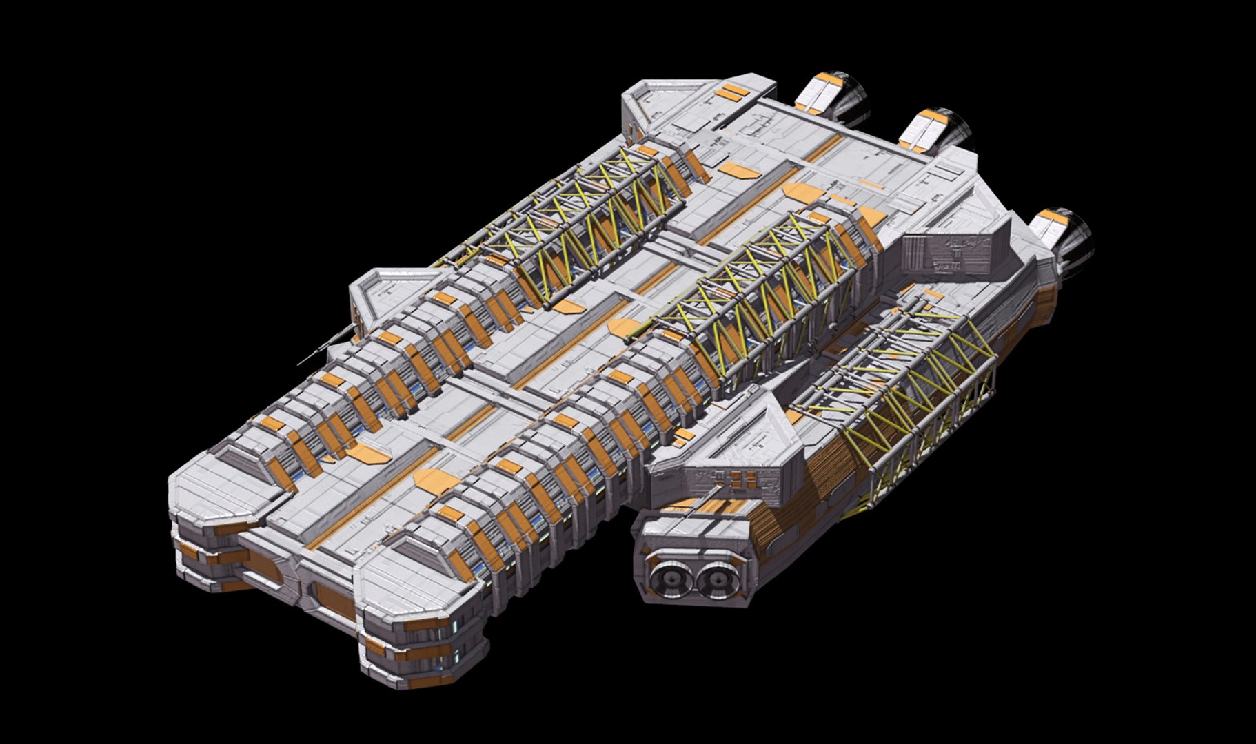 Spaceship Construction Kit 3D Model - TurboSquid 1868980