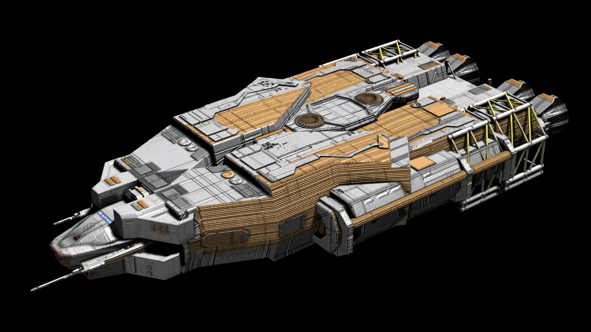 Spaceship Construction Kit 3D Model - TurboSquid 1868980